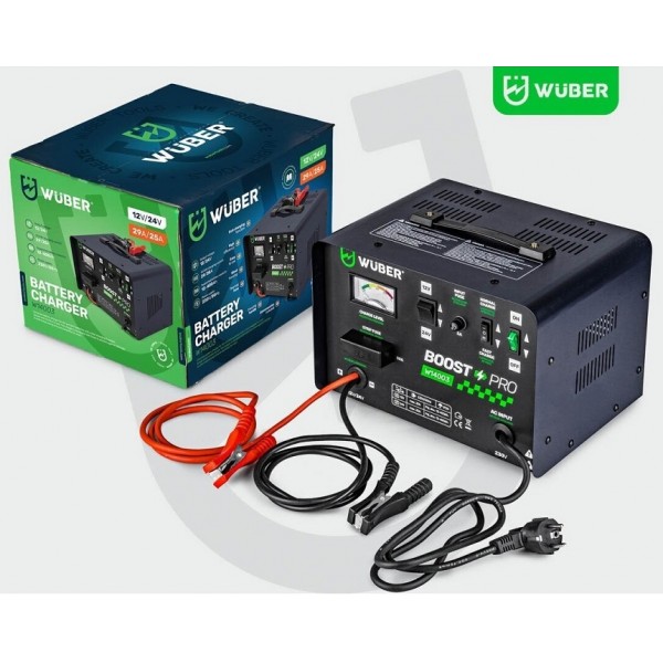 Akumuliatorių pakrovėjas WUBER 29A 12V/24V