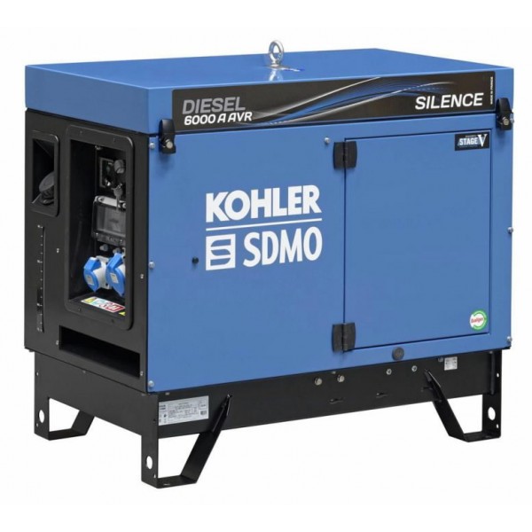 Dyzelinis generatorius SDMO DIESEL 6000 A SILENCE AVR C5