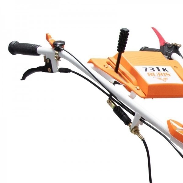 Benzininis kultivatorius-motoblokas, Ruris 731K su ratais