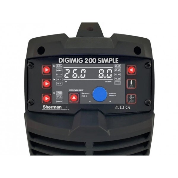 Suvirinimo pusautomatis Sherman DIGIMIG 200 SIMPLE sinerginis
